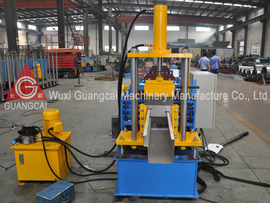 Square Down Pipe Gutter Roll Forming Machine With PLC Control and Hydraulic