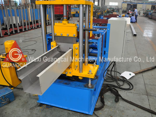 Square Down Pipe Gutter Roll Forming Machine With PLC Control and Hydraulic