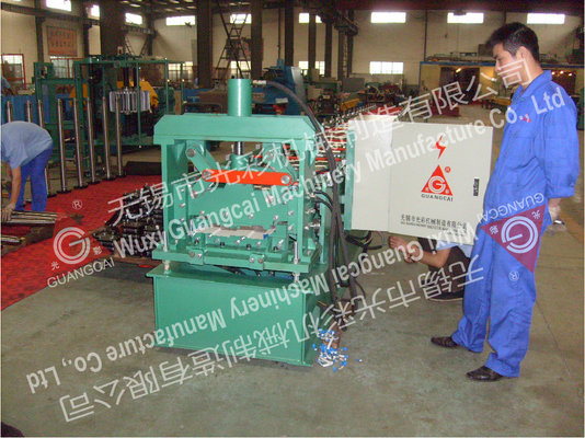 Trapezoidal Metal Wall Panel Roll Forming Machine Colour Steel Tile Rolling Line