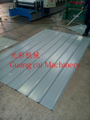 Automatic 0.5-0.7mm Roofing Roll Forming Machine With 15 Stations
