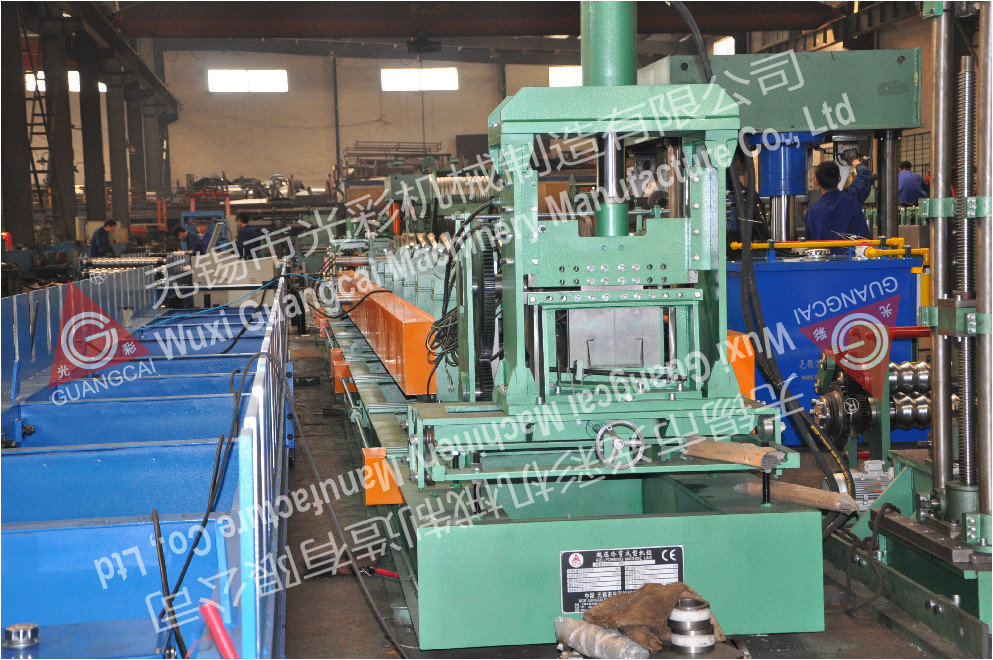 PLC Control Cable Tray Roll Forming Machine Metal Cable Trunking Machinery