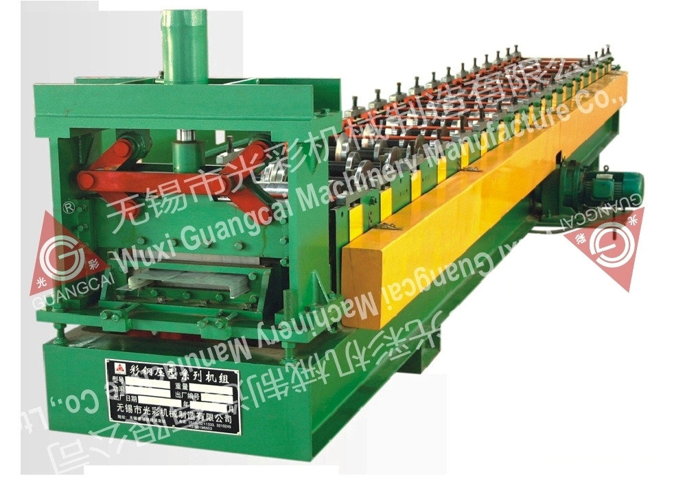 Steel Tile / Floor Deck Panel Cold Roll Forming Machine , Rolling Former Line
