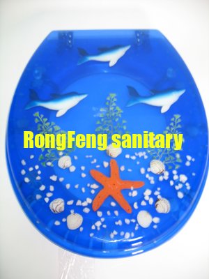SEA SERIES 17'18'19' COLOR POLY RESIN TOILET SEAT