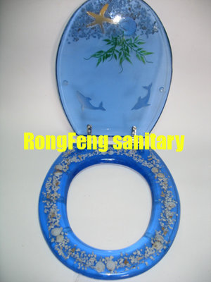 SEA SERIES 17'18'19' COLOR POLY RESIN TOILET SEAT