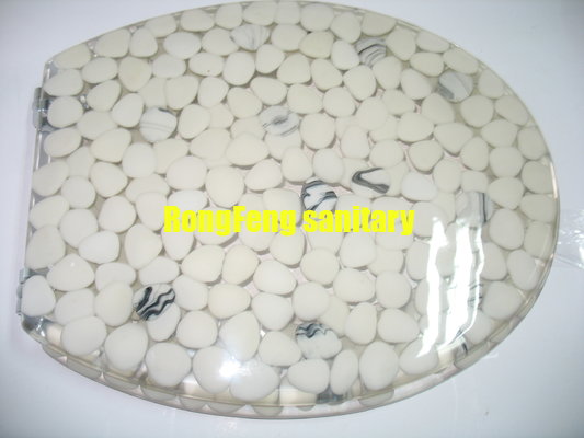 sea star shell poly resin toilet seat