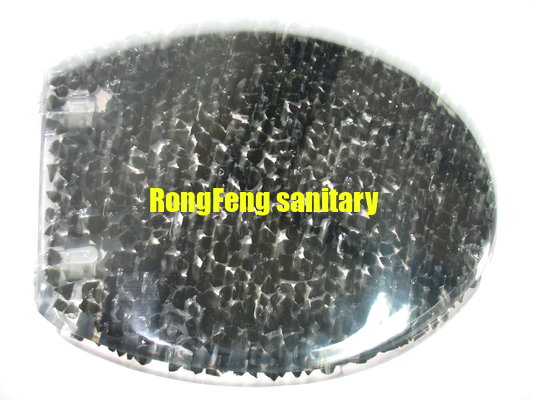 cobble stone poly resin toilet seat
