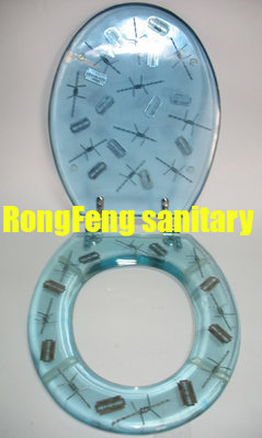 knives poly resin toilet seat