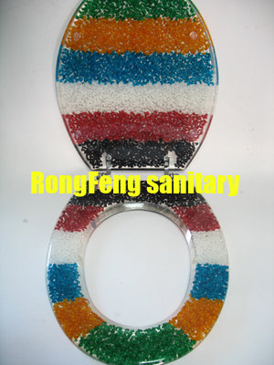 color stone poly resin toilet seat,17'18'19'