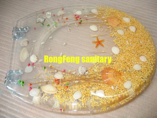 dry flower poly resin toilet seat,17'18'19'Uropean standard,USA stardard