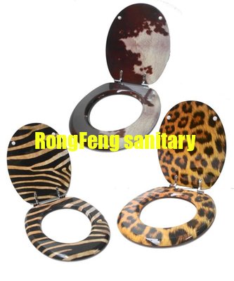 polyresin toilet seat cover,leopard design toilet seat,sea star,shell transparent,