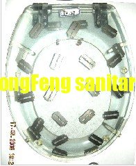 poly-resin toilet seat cover,decor toilet seat,tranparent toilet seat