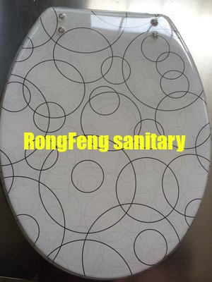 decorative clear polyresin toilet seat,color toilet seat,toilet,cover,MDF,PVC,PP,WOOD