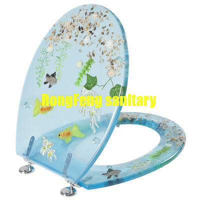 decorative clear polyresin toilet seat,color toilet seat,toilet,cover,MDF,PVC,PP,WOOD