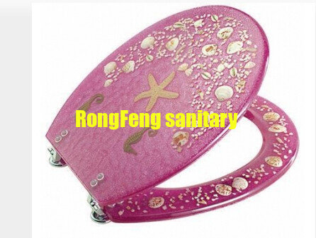 poly-resin toilet seat cover,sea horse toilet seat ,sanitary ware,BATHROOM,sand,transparent seat