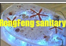 LED poly-resin toilet seat cover,RESIN toilet seat,tranparent toilet seat,sanitary ware,color decorate toilet seat
