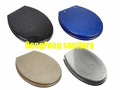 Glitter polyresin toilet seat,color Gilliter,silver glitter,Black Gilliter,Gold Gilliter