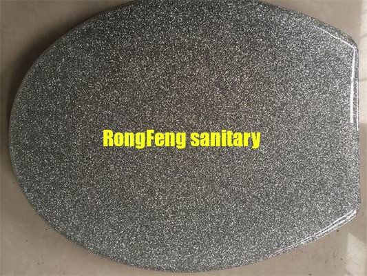 Glitter polyresin toilet seat,color Gilliter,silver glitter,Black Gilliter,Gold Gilliter