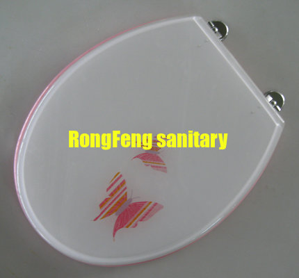 poly WC-SITZ SEAT,polyresin,resin,decorated,colorful,sanitary ware,hinge