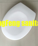 decor duroplastic toilet seat,solid white,with soft close hinge,S/S hinge,A00
