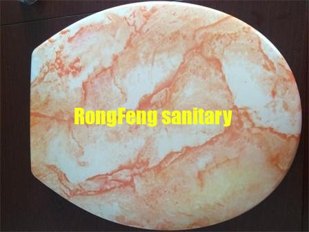 PP toilet seat,sanitary ware,bathroom,zinc alloy hinge,color box