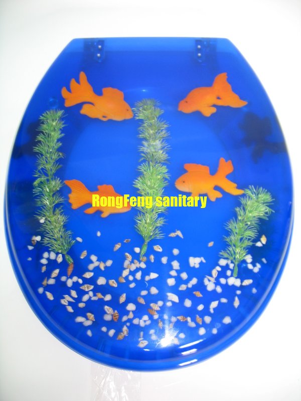 SEA SERIES 17'18'19' COLOR POLY RESIN TOILET SEAT
