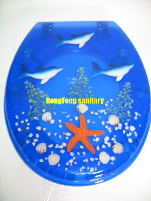 SEA SERIES 17'18'19' COLOR POLY RESIN TOILET SEAT