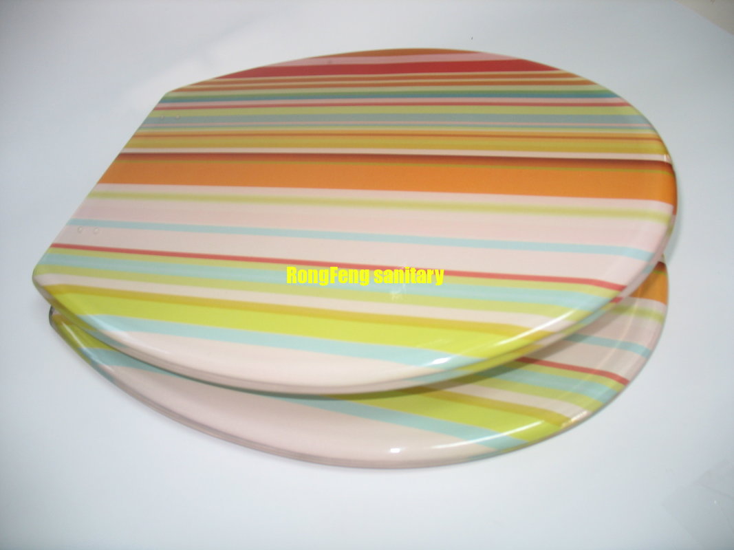 resin toilet seat cover,zinc alloy hinge,S/S hinge,soft close hinge,MDF,PVC,PP