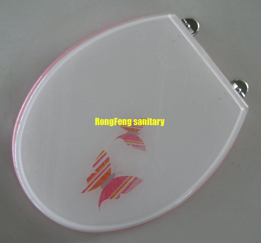 poly WC-SITZ SEAT,polyresin,resin,decorated,colorful,sanitary ware,hinge