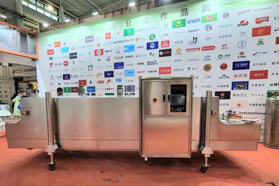 China SS304 IQF Freezer Mesh Belt Liquid Nitrogen freezing machine supplier