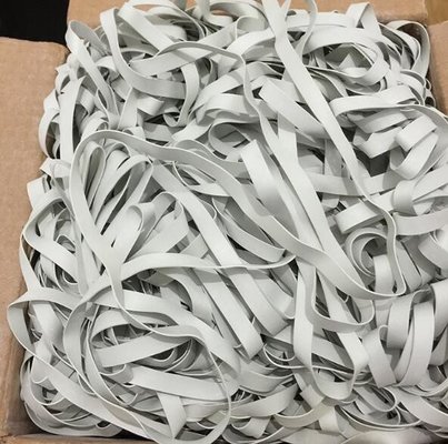 Embossed White Natural Rubber Elastic Tape Elastic Band for Swimwear