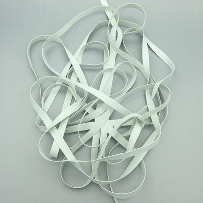 Swimwear elastic tape chlorine resistance black natural latex rubber tape