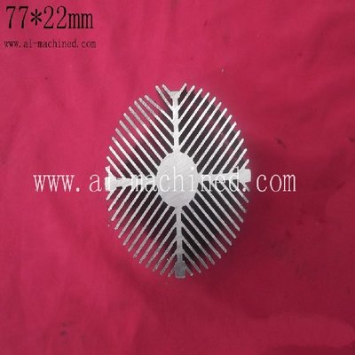 China Item 646,Machined LED Cooling in china, AL6063 Extruded Profiles LED Light Radiator,hot it supplier