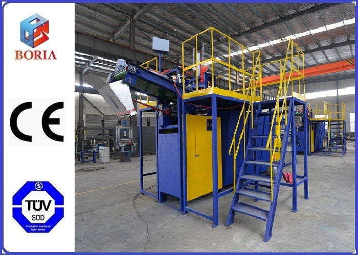 PLC Controlled Rubber Batch Off Equipment 4 - 12mm Rubber Sheet Thickness