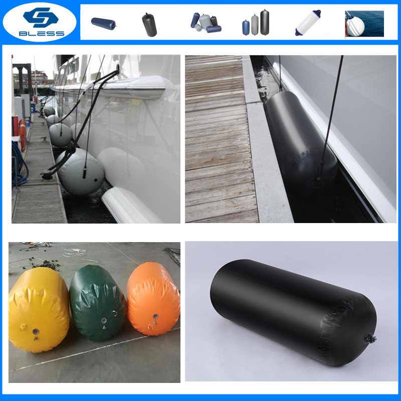 Yacht pvc fender Floating buoyancy Ocean ball blue White Factory wholesale price