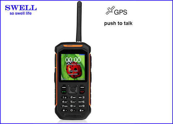 Gps Tracker Walkie Talkie Phones Military Spec SmartPhone with 2.4inch X6