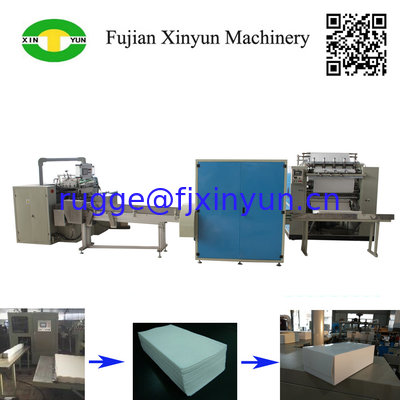 Automatic box draw facial tissue paper machine production line