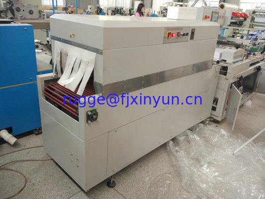 Automatic L shape multi boxes facial tissue paper shrink packing machine