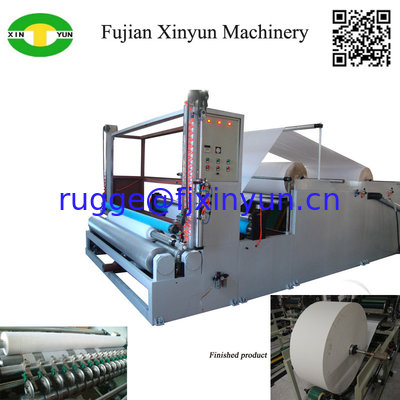 High speed jumbo roll paper slitting and rewinding machine factory