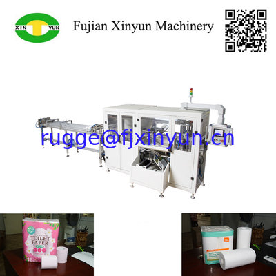 Automatic multi rolls toilet paper and kitchen towel paper packing machine