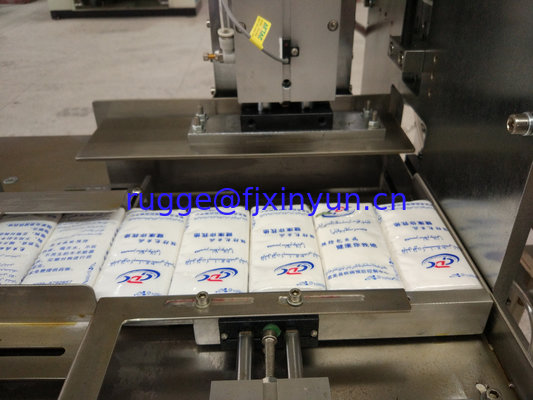Semi automatic multi bags handkerchief tissue paper packing machine