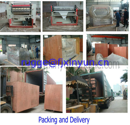 Hot sale semi automatic napkin tissue paper machine production line