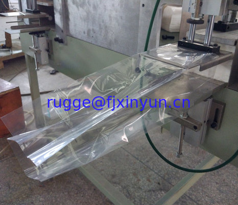 High speed two heads tissue paper bagging and sealing machine