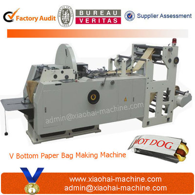 China XL400 V Bottom Grocery Bread Paper Bag Makingf Machine supplier