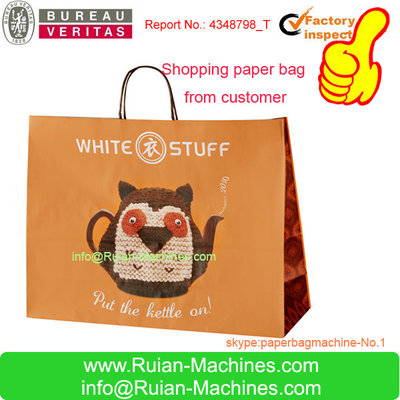 China machine make kraft paper bag supplier