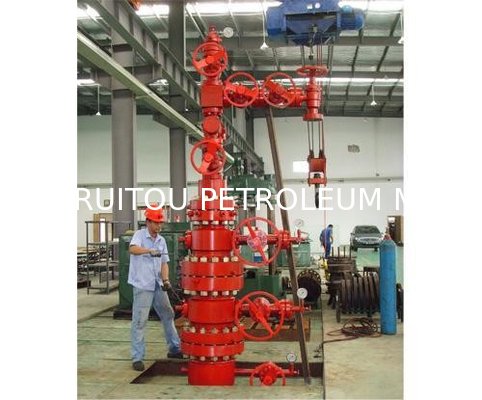 Wellhead API 6A 2-1/16" 10000psi X-mas Tree , Well Drilling Christmas Tree for Oil and Gas well