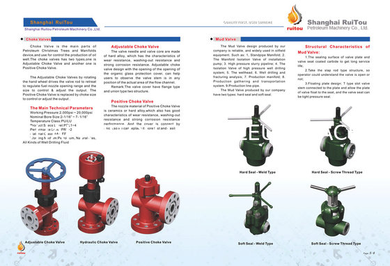 Oil Well Drilling API 6A 4" 5000psi PR1&PSL3 Flex Seal Weld Type Mud Gate Valve/DEMCO Mud Gate Valve