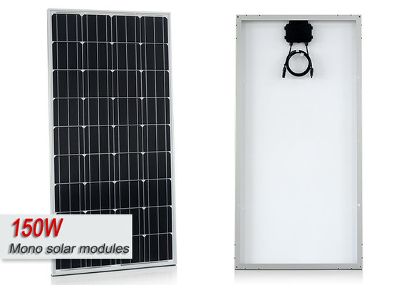 TPT 150w Monocrystalline Modules Solar Panel Kits With Junction Box IP 67