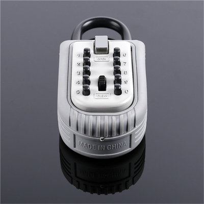 Heavy Duty Push Button Key Lock Box , Portable Key Safe Padlock 10 Digit