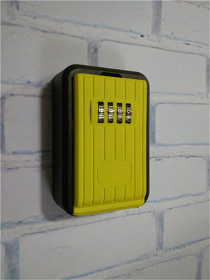 Fireproof Digital Key Lock Box Wall Mounted , Safety Key Storage Box