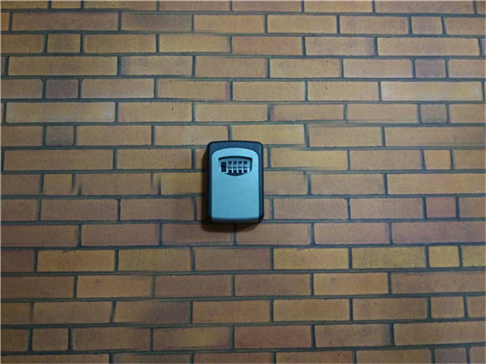 Aluminium Alloy Digital Key Lock Box Wall Mount 4 Digits Mechanical Lockbox